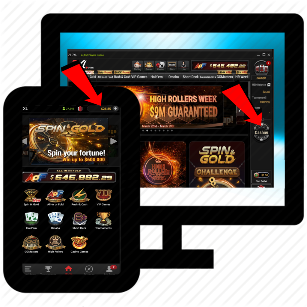 7XL | DEPOSIT & WITHDRAWALS